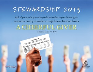 Stewardship : Mission and Culture: The Salvation Army